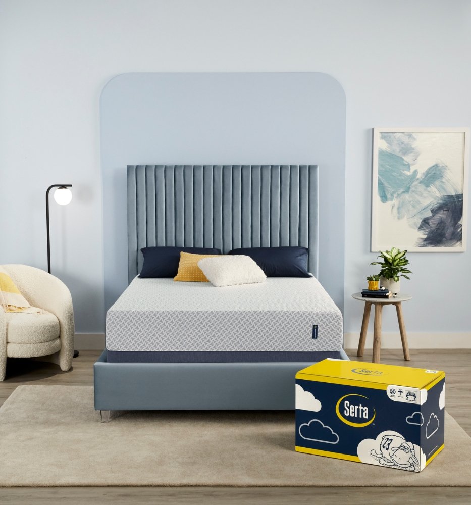 Serta Sheep Retreat 10" Memory Foam Medium Plush Mattress | Mattress ...